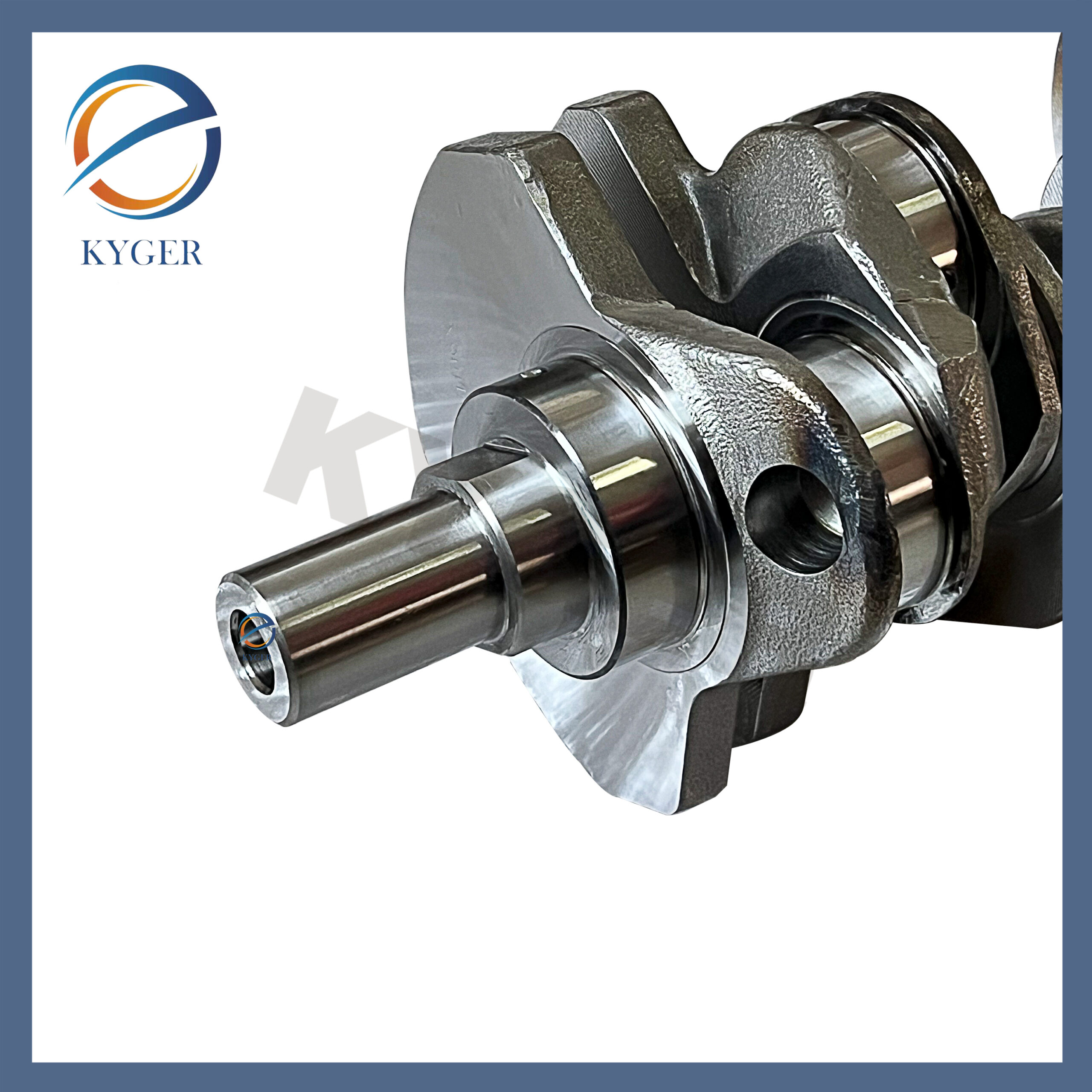 Forged Steel Diesel Engine Crankshaft LEF000002 LR038168 For Land Rover ...