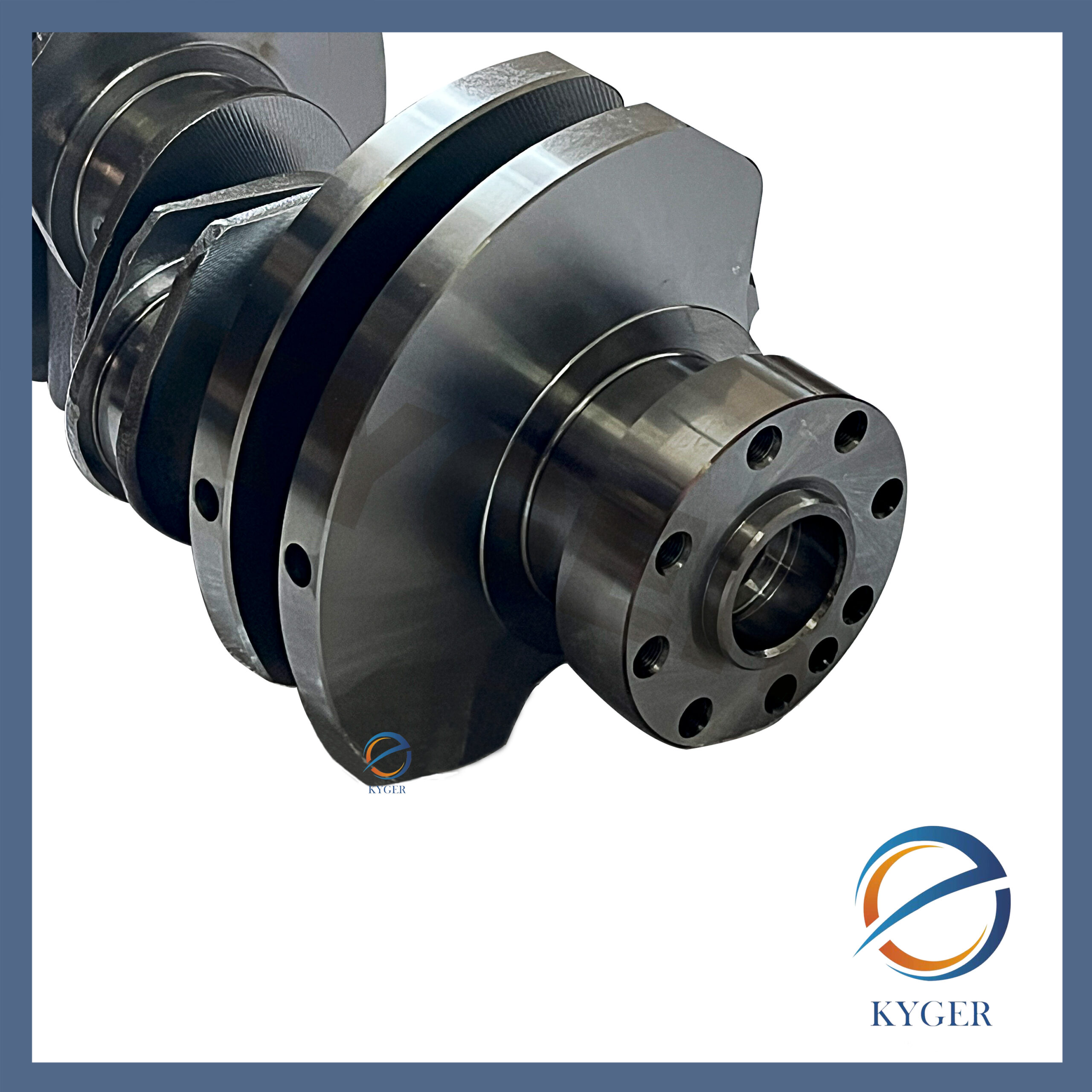 Forged Steel Diesel Engine Crankshaft LEF000002 LR038168 For Land Rover ...