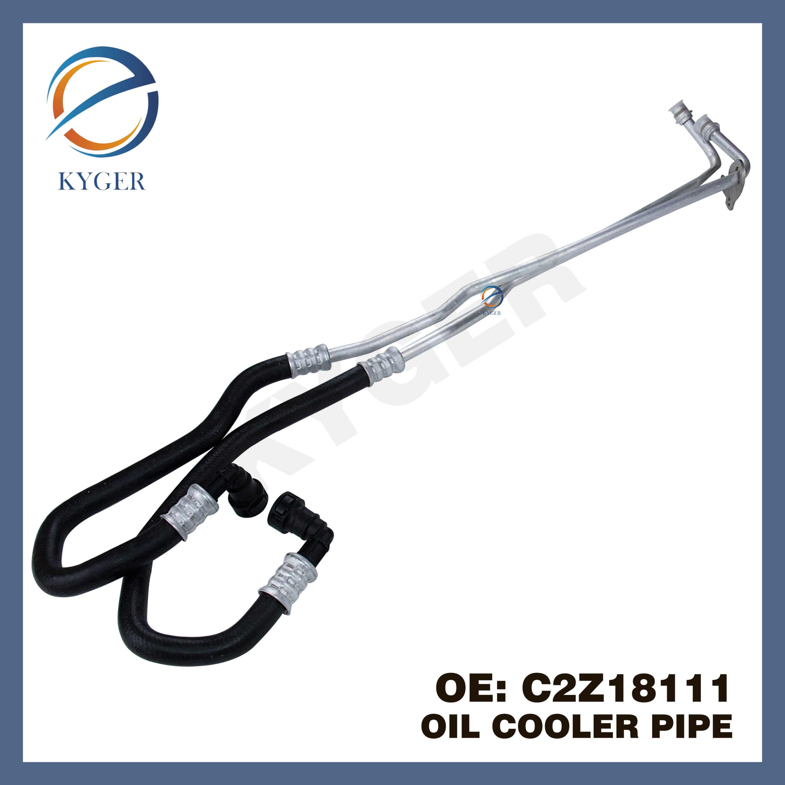 Oil Cooler Pipe C2Z18111 For Jaguar Xf 2009-2015 Xj 2010-2019 - KYGER ...