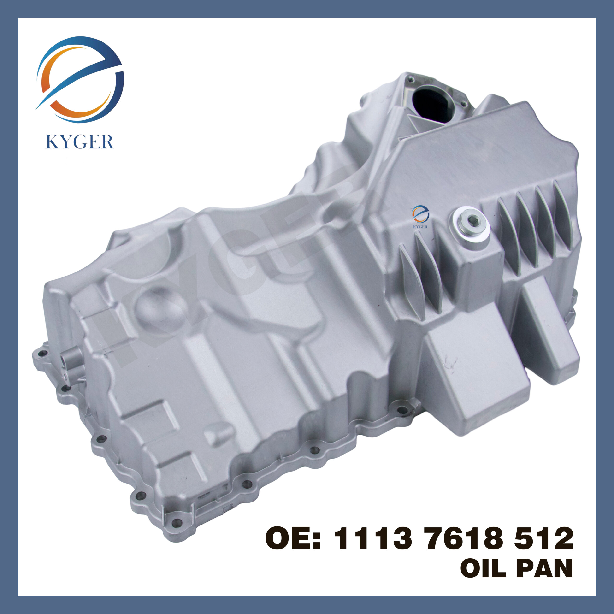 11137618512 Engine Oil Pan Aluminium 1113 7618 512 For BMW F07 F10 F30 ...